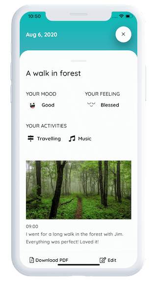Chiku — Journal / Diary & Mood Tracker